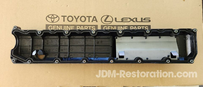 Toyota Land Cruiser 1HZ 1HDT Black Engine Cover 11201-17020 Genuine OE ...
