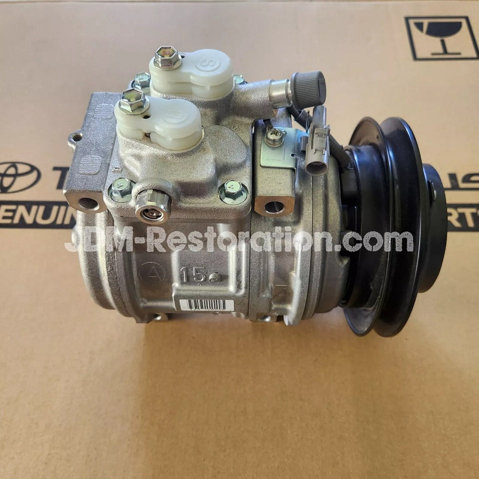 Toyota Landcruiser AC Compressor 88320-60560 HZJ79 1HZ 1HDT 1HD-FT Gen ...