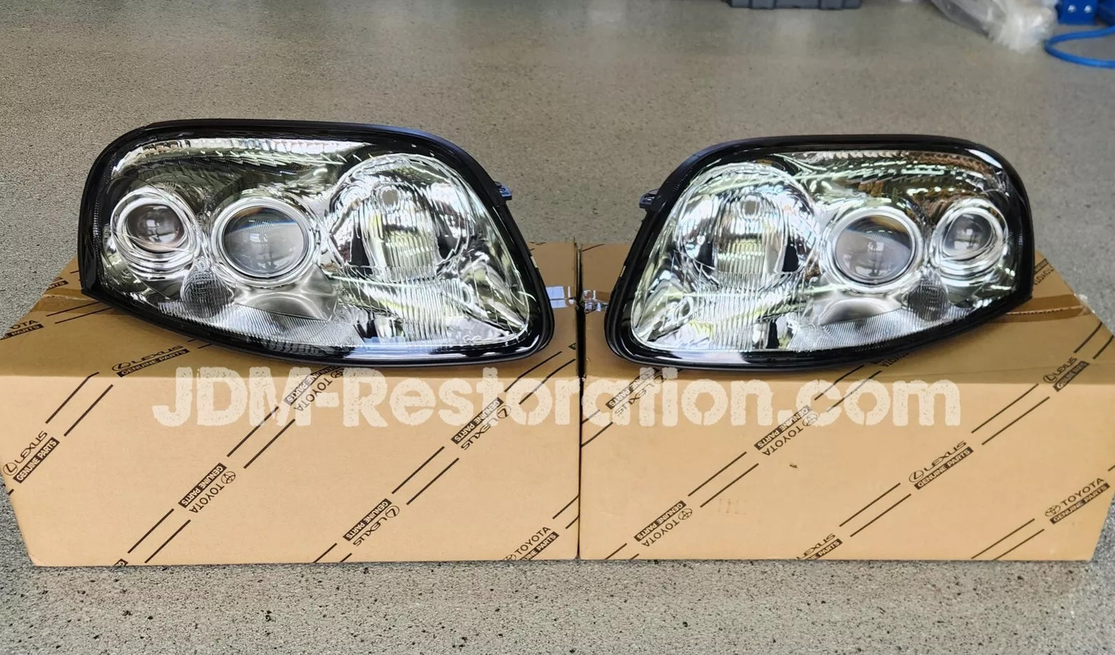 Toyota Jza80 Supra Brand New S1 Glass Headlights Genuine OEM — JDM ...