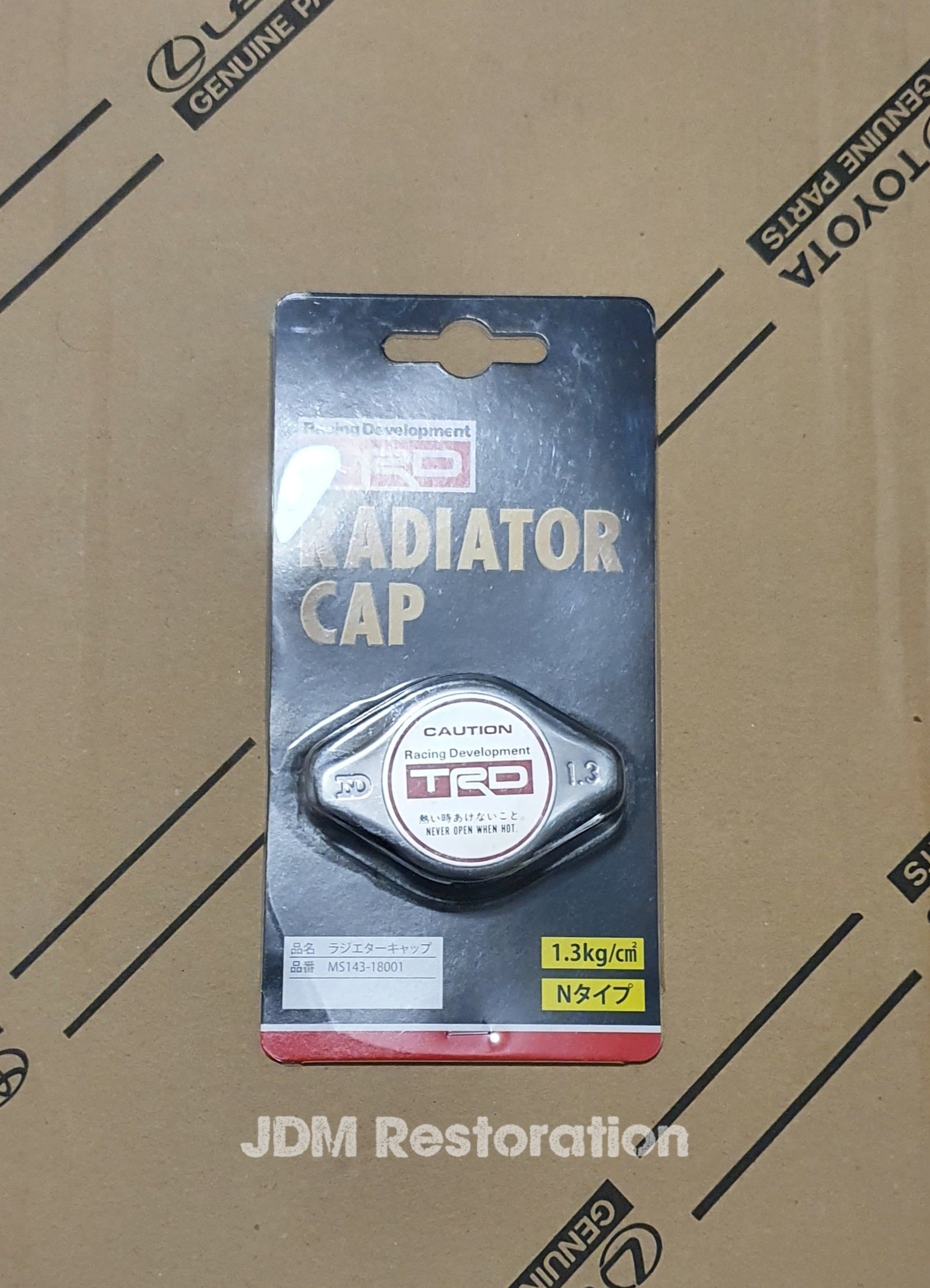 TRD Radiator Cap 1.3 kg/cm² Jza80 Jzx100 Jzs147 GT86 MS143-18001 Genui — JDM Restoration